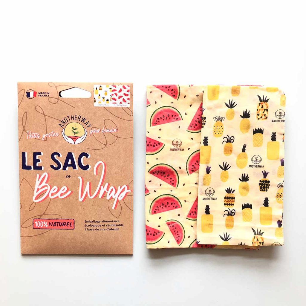 Sacs en Bee Wrap. Emballage alimentaire écologique| Kabambi